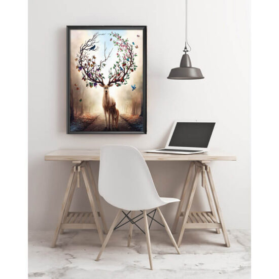 Malen nach Zahlen Hirsch | Wandbilder & Wandkunst |myPaintLab