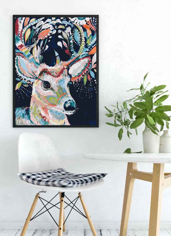 Malen nach Zahlen Hirsch | Wandbilder & Wandkunst |myPaintLab