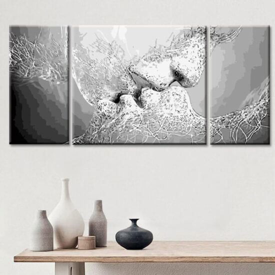 Malen nach Zahlen Tritychon 3-teilig | Wandbilder & Wandkunst |myPaintLab