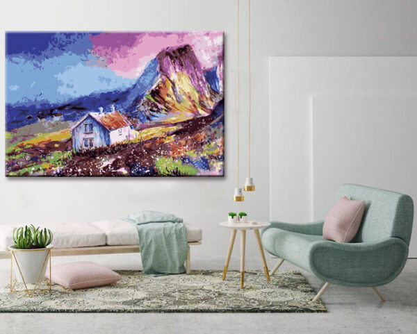 Malen nach Zahlen Norwegen | Wandbilder & Wandkunst |myPaintLab