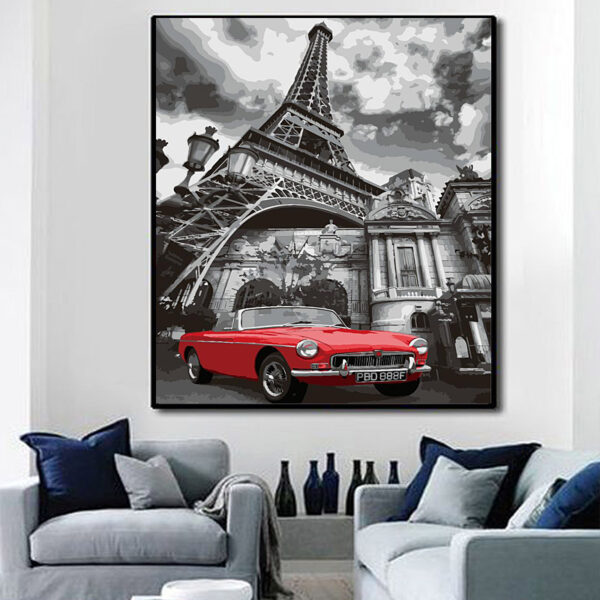 Malen nach Zahlen Eiffelturm Paris Frankreich| myPaintLab